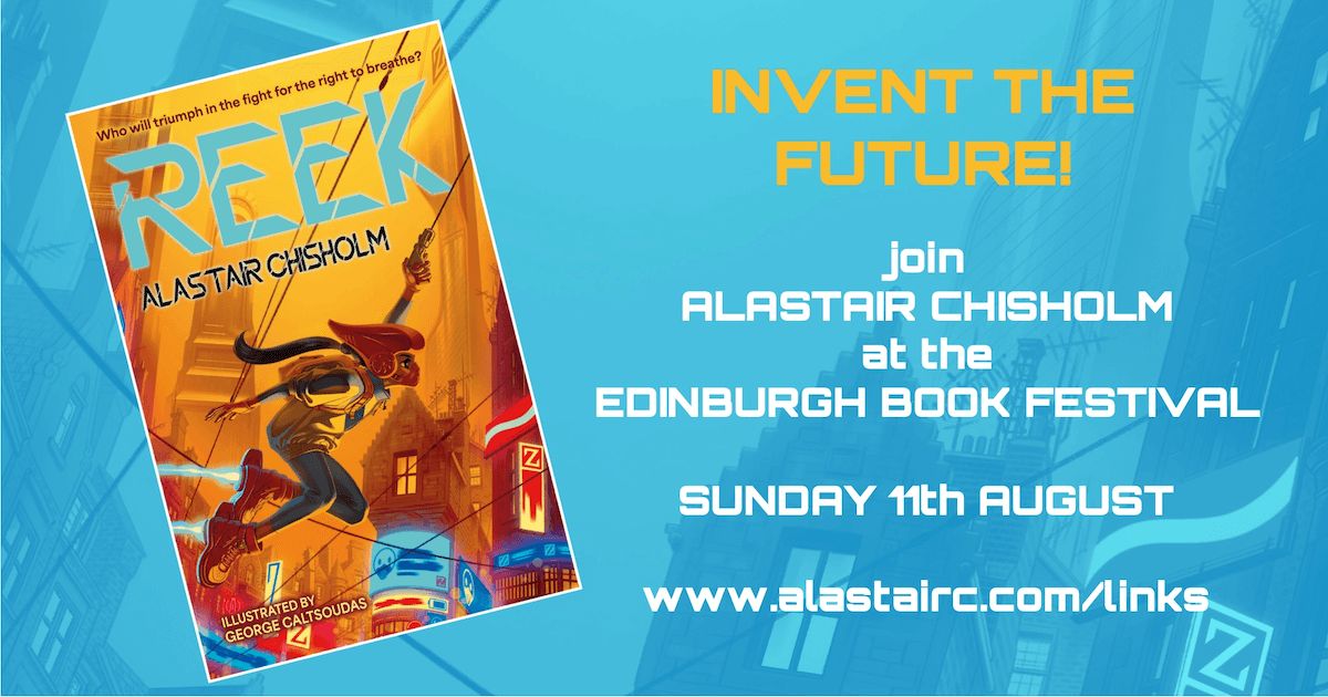 Reek at the Edinburgh Book Festival!